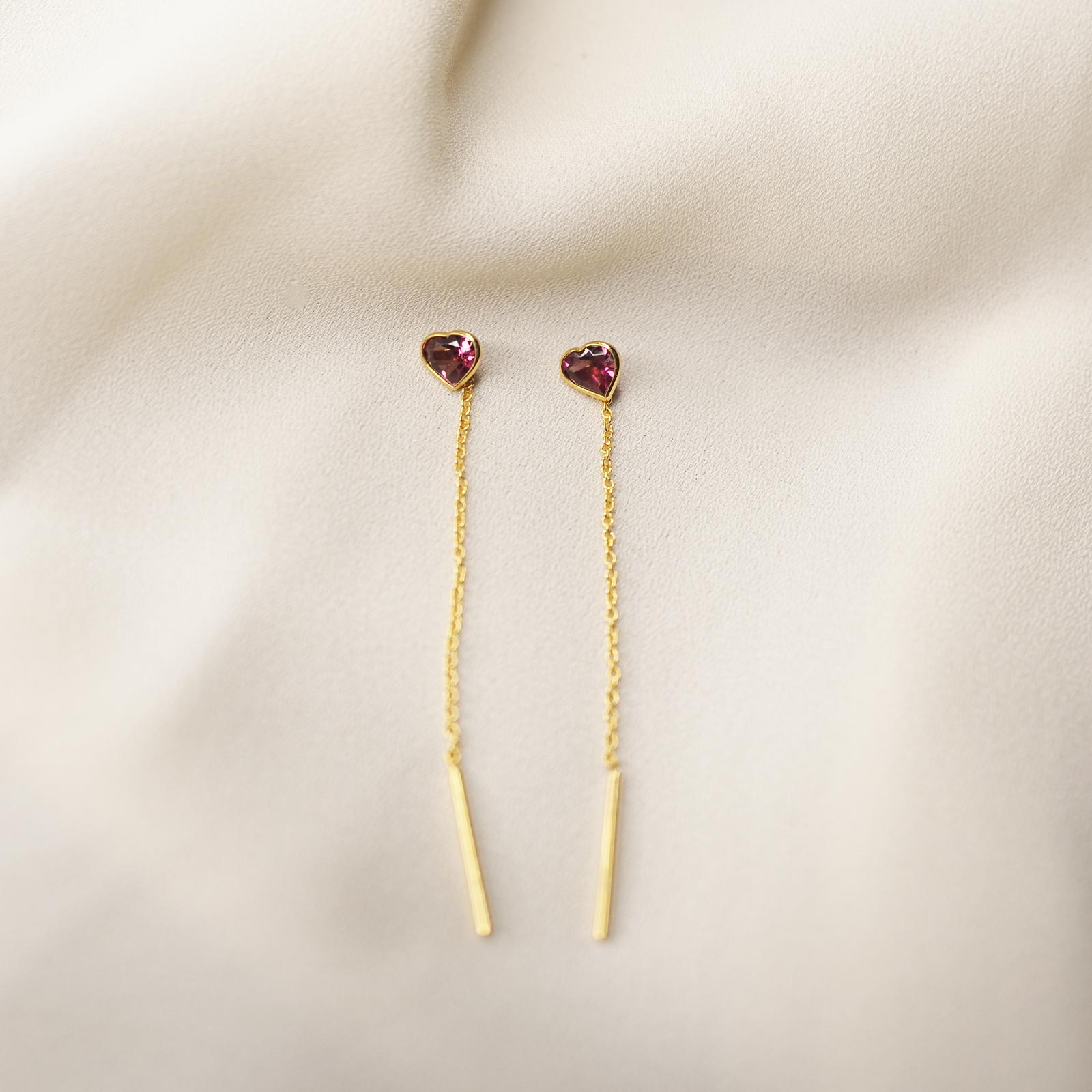 Tug At My Heartstrings Earrings | 18K Gold | Melt Jewellery