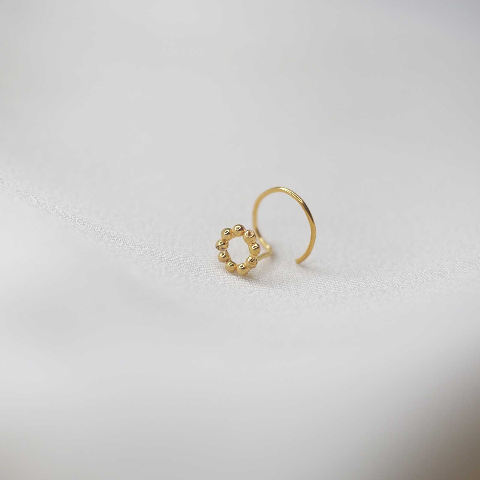 Ella Nose Pin | 18KT Gold - Melt Jewellery